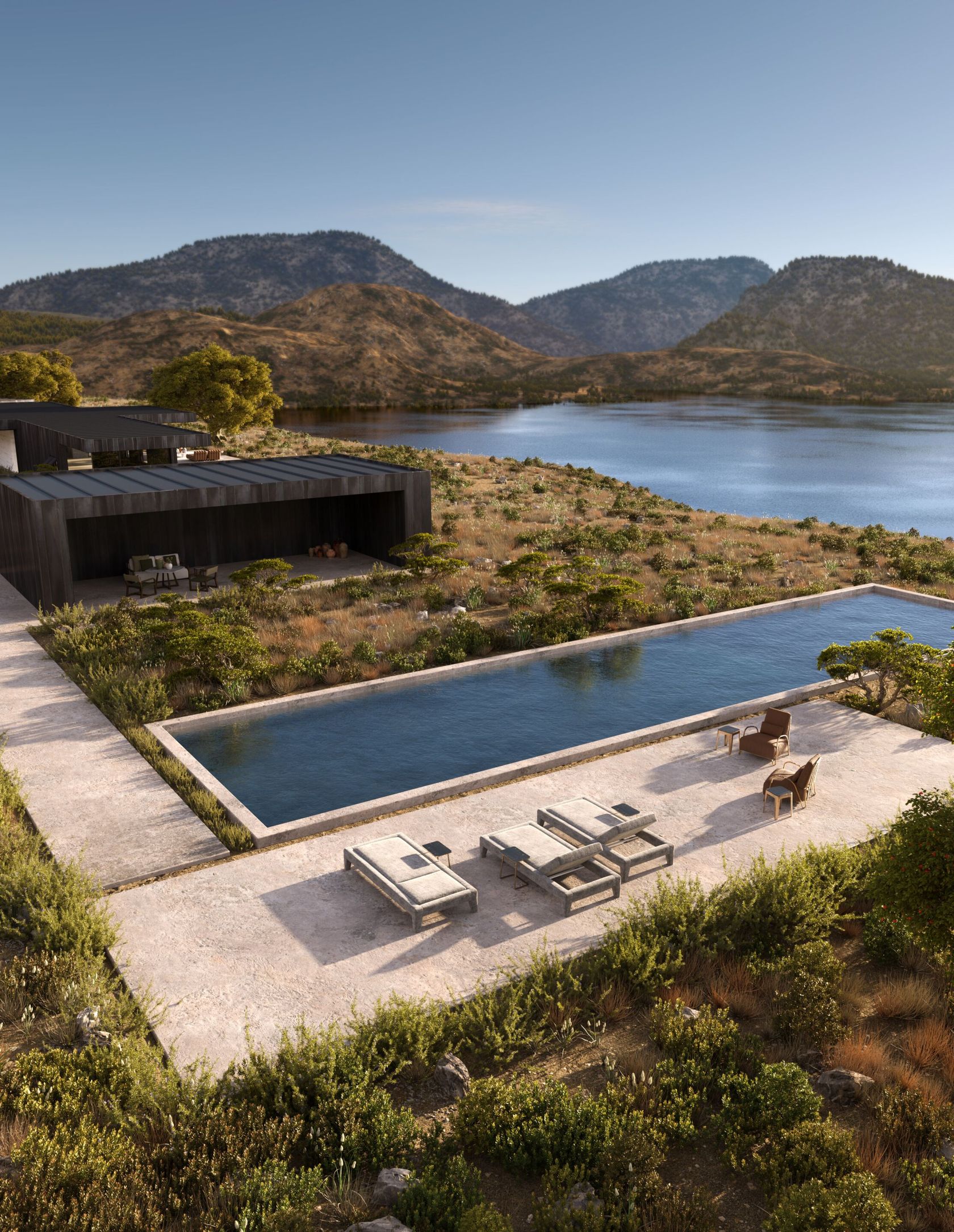 MOONLIGHT Sun lounger By Exteta