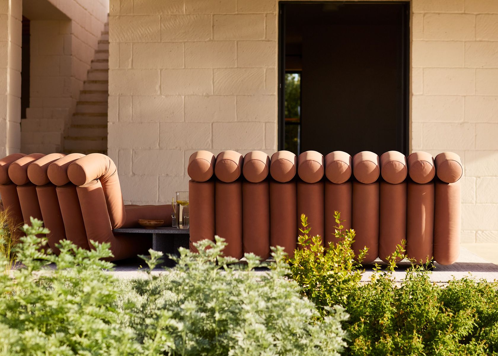 PERISCOPIO Fabric sofa By Exteta