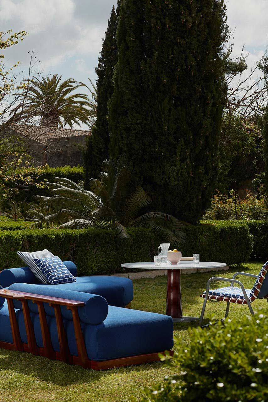 SUNSET PLATFORM Garden sofa By Exteta