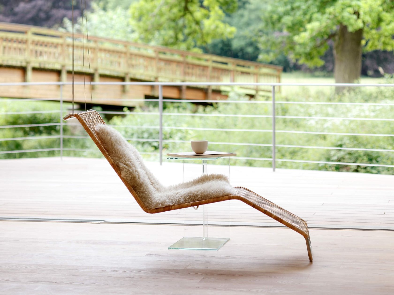 F42E Chaise longue By TECTA | design Mies Van der Rohe