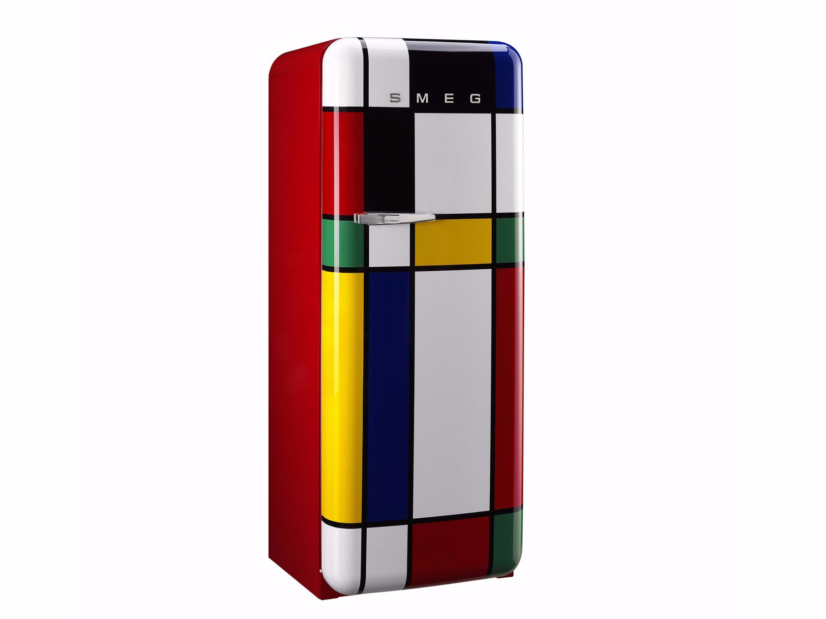 FAB28 MULTICOLOR Freestanding single door refrigerator Class A++ By Smeg