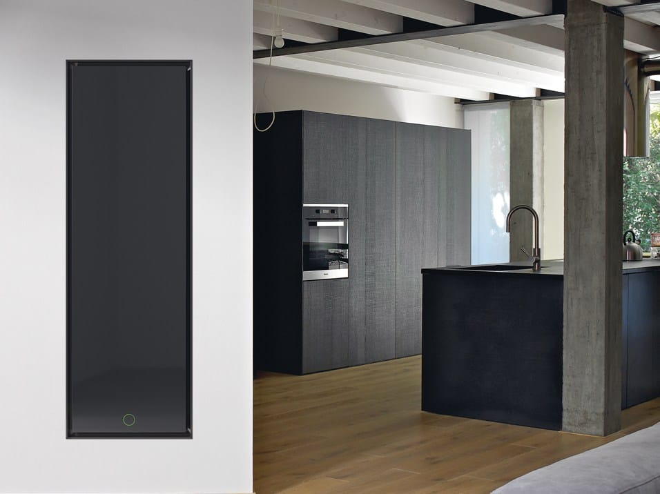 Wall-mounted stainless steel panel radiator FACE ZERO By IRSAP