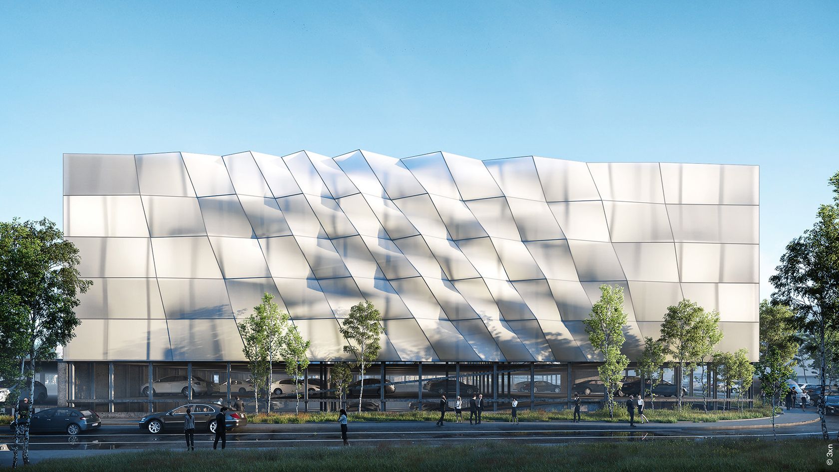 FACID Textile facade system By Schüco