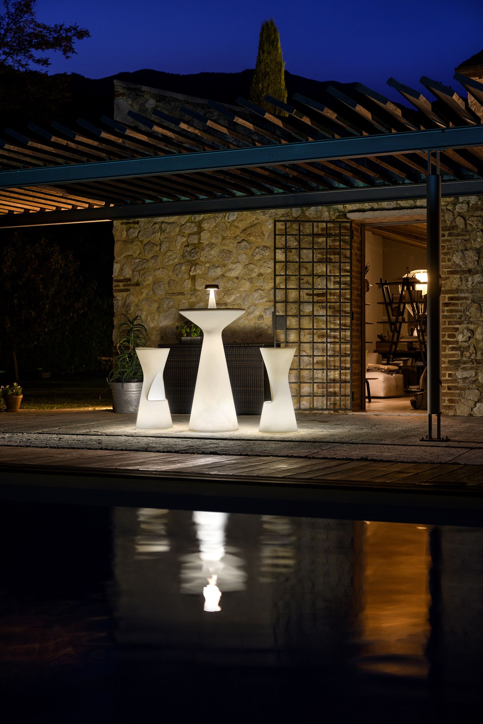 FADE | Tavolo alto Collezione Fade By Plust design Marco Gregori