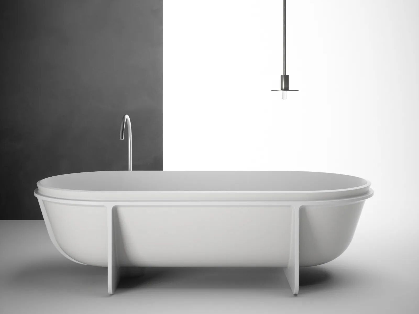CONTROSTAMPO Freistehende Badewanne aus Cristalplant® By FALPER ...