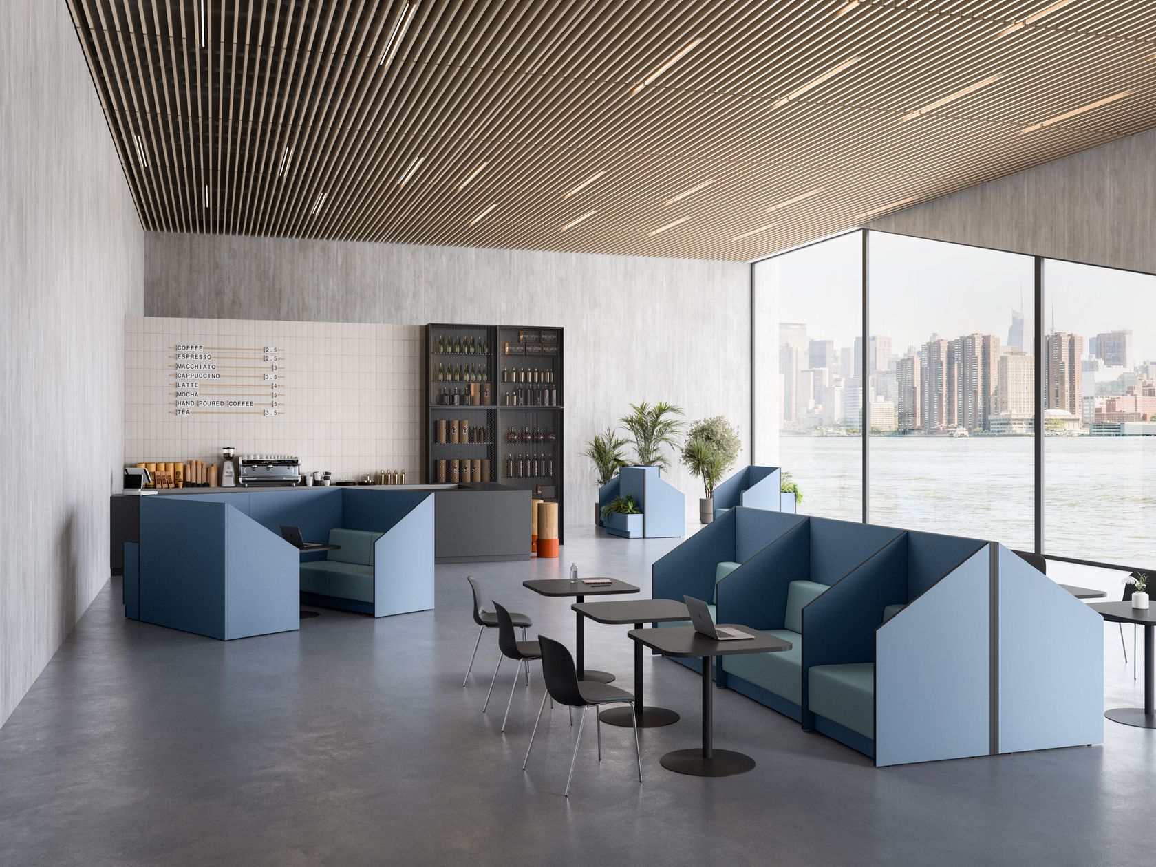 PANORAMA Office booth By FANTONI | design UNStudio