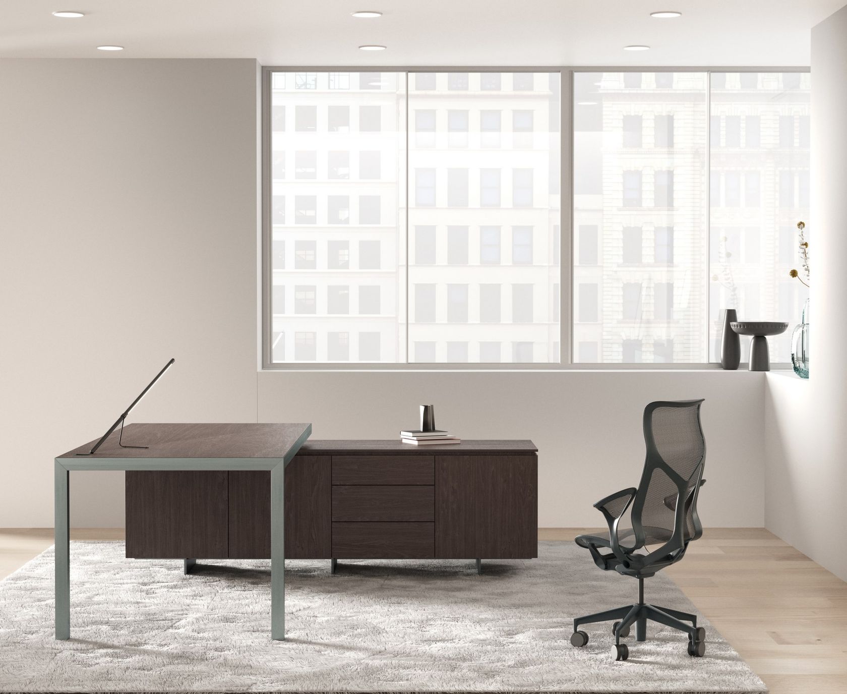 ALPHA EXECUTIVE Wooden executive desk By Archiutti | design ambostudio ...