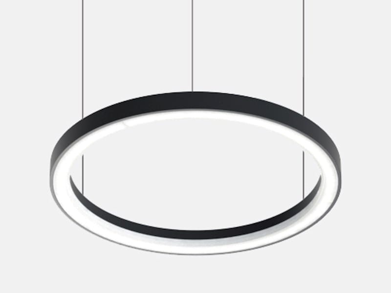 FILE FLEX CIRCLE DIFFUSED 24V LED extruded aluminium pendant lamp By ...