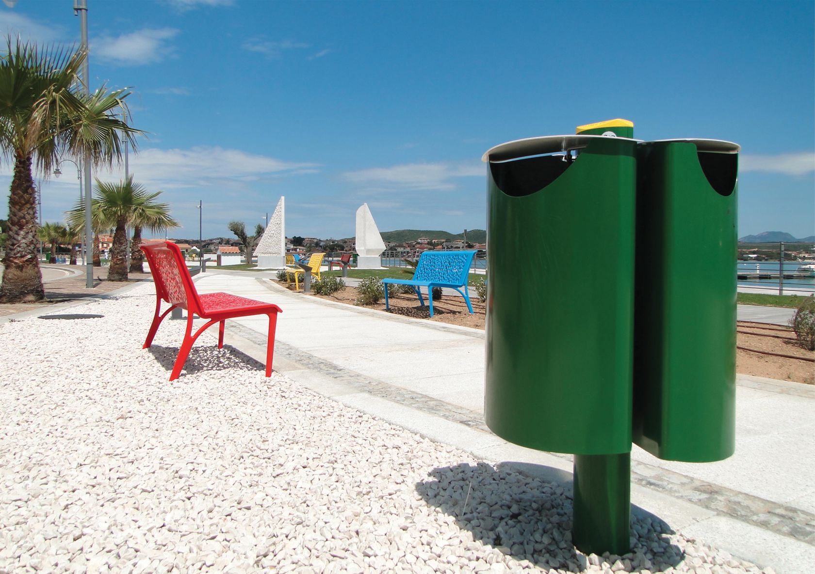 FIORE Litter bin for waste sorting By City Design