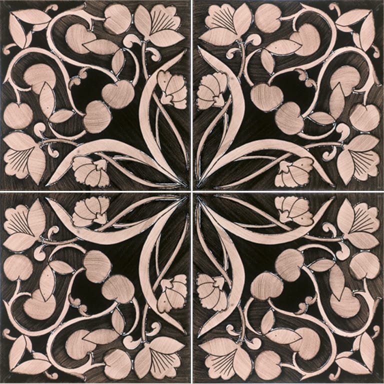 Ceramic wall tiles / flooring FIORI SCURI POLVICA MANGANESE 7. Fiori ...