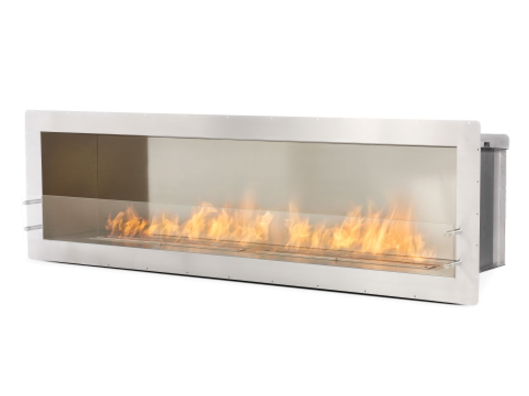 Bioethanol Glass and Stainless Steel Fireplace insert FIREBOX 2100SS By ...