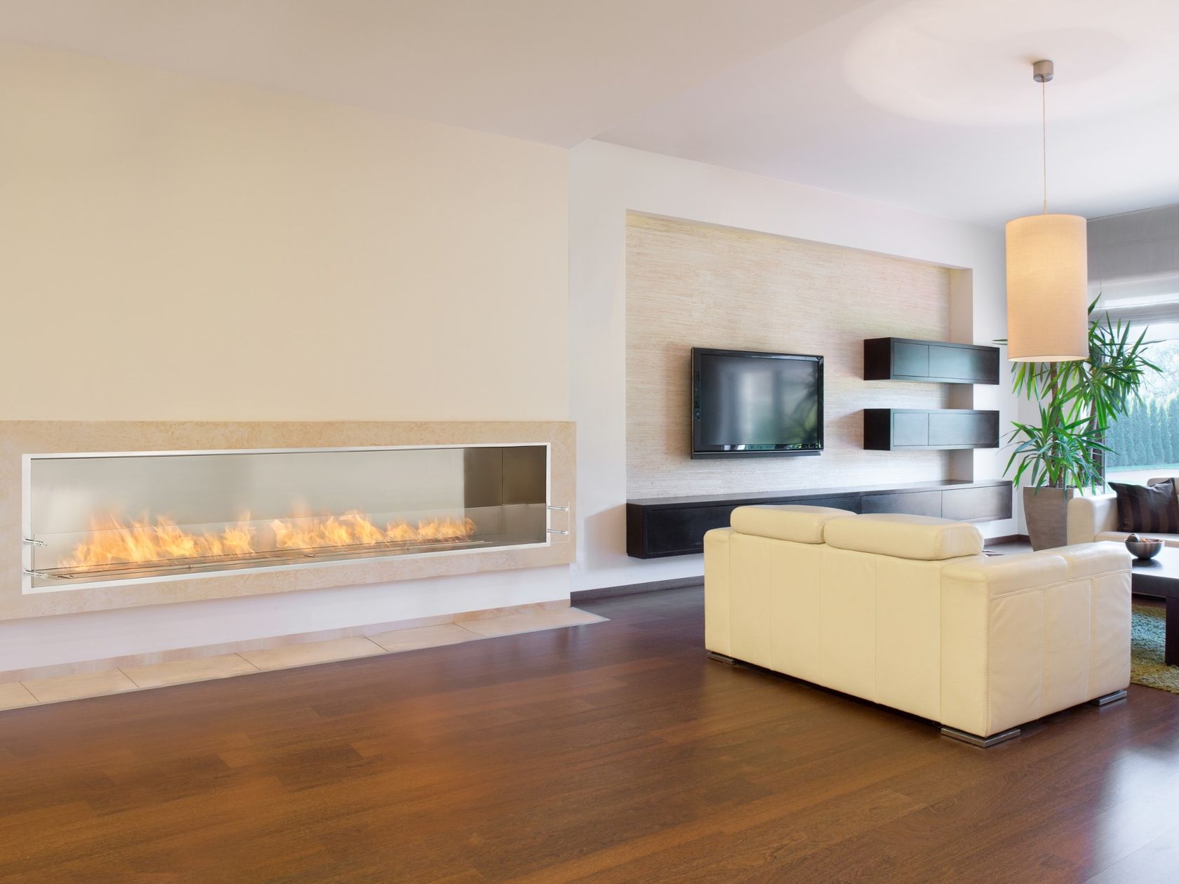 Bioethanol Glass and Stainless Steel Fireplace insert FIREBOX 2100SS By ...