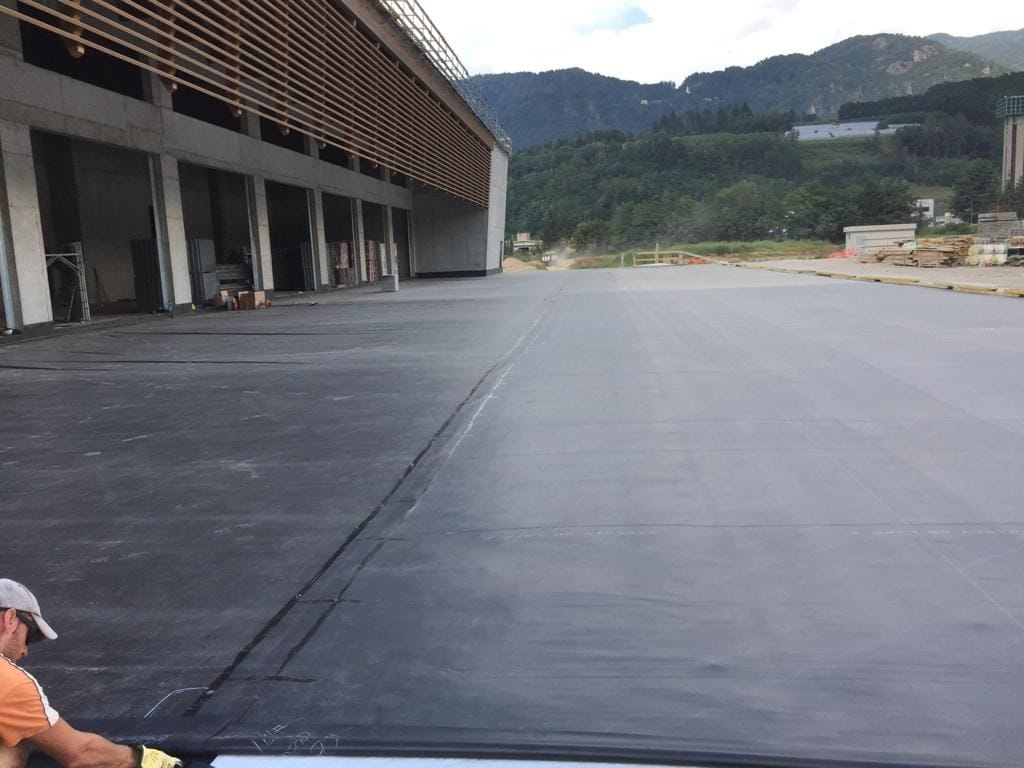 Prefabricated polymer membrane FIRESTONE RUBBERGARD™ EPDM By Firestone ...