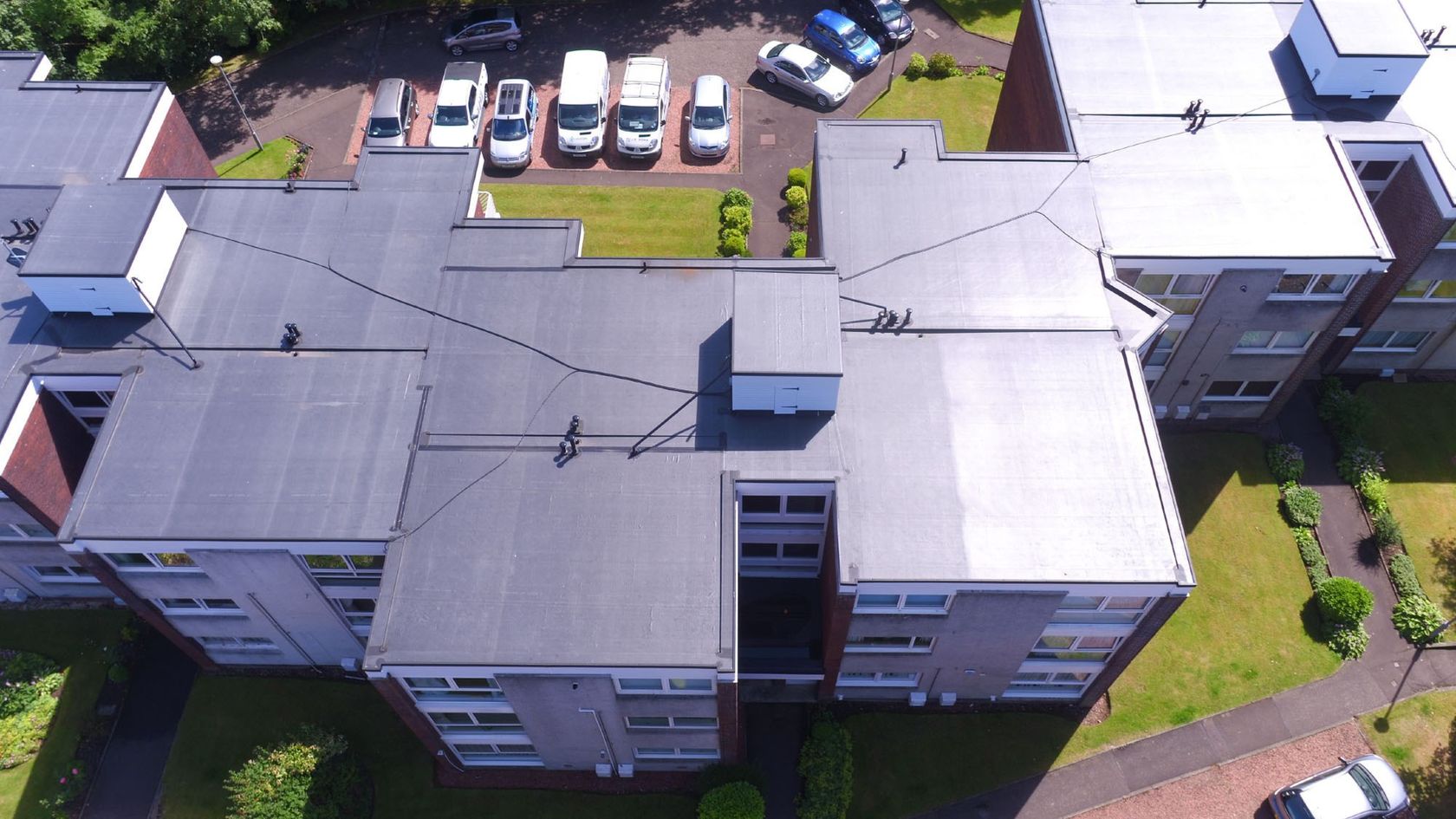 Prefabricated polymer membrane FIRESTONE RUBBERGARD™ EPDM By Firestone ...