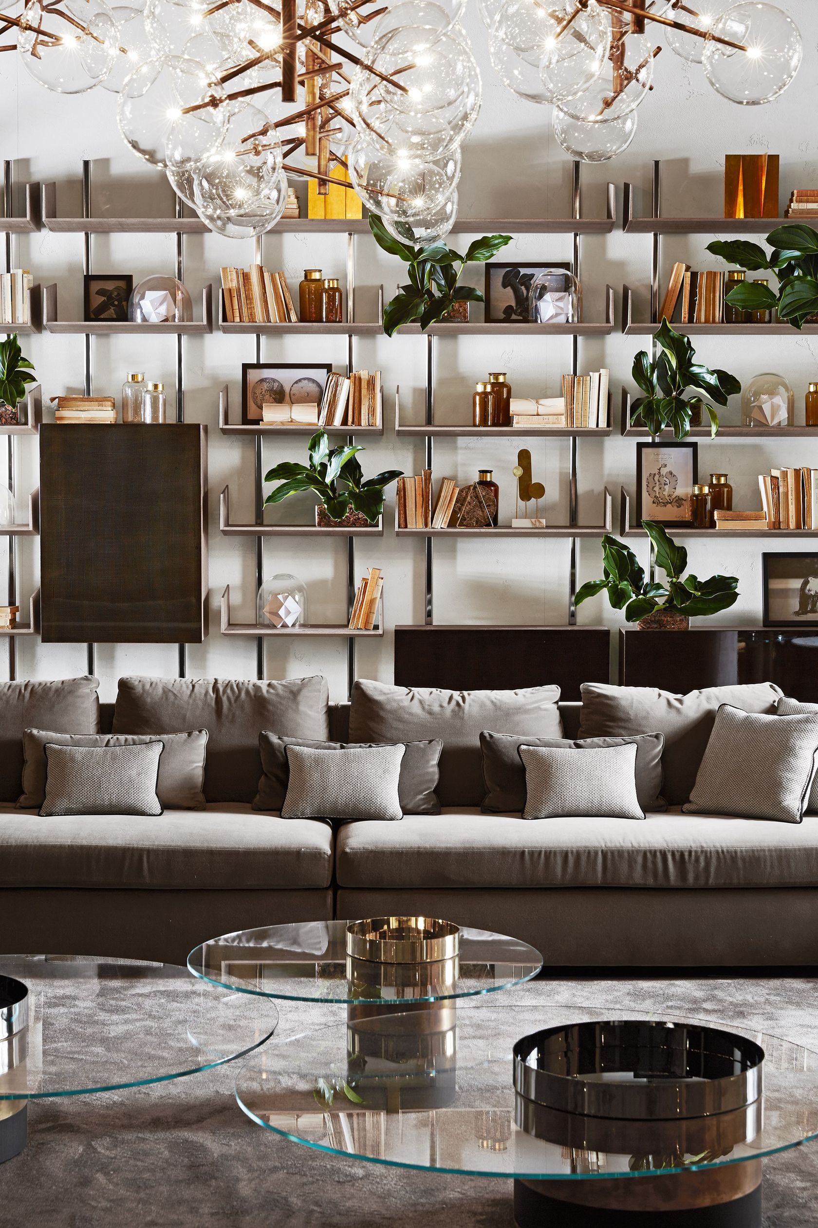 Upholstered modular velvet sofa FIRST MODULARE By Gallotti&Radice ...
