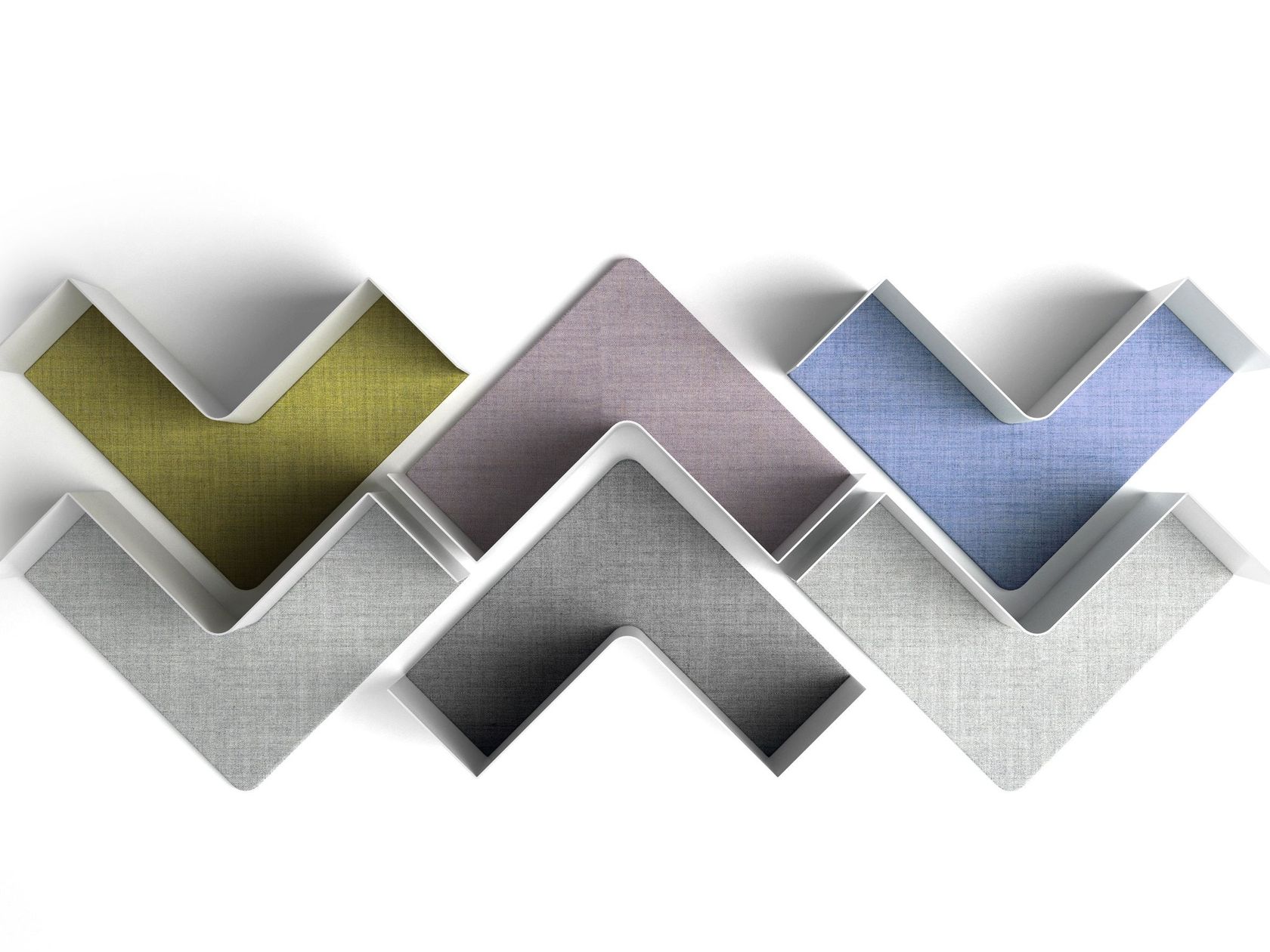 FISHBONE wall shelf By B-LINE