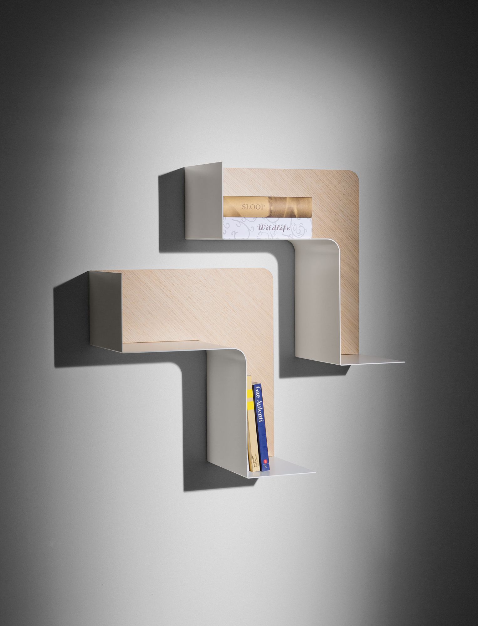 FISHBONE wall shelf By B-LINE