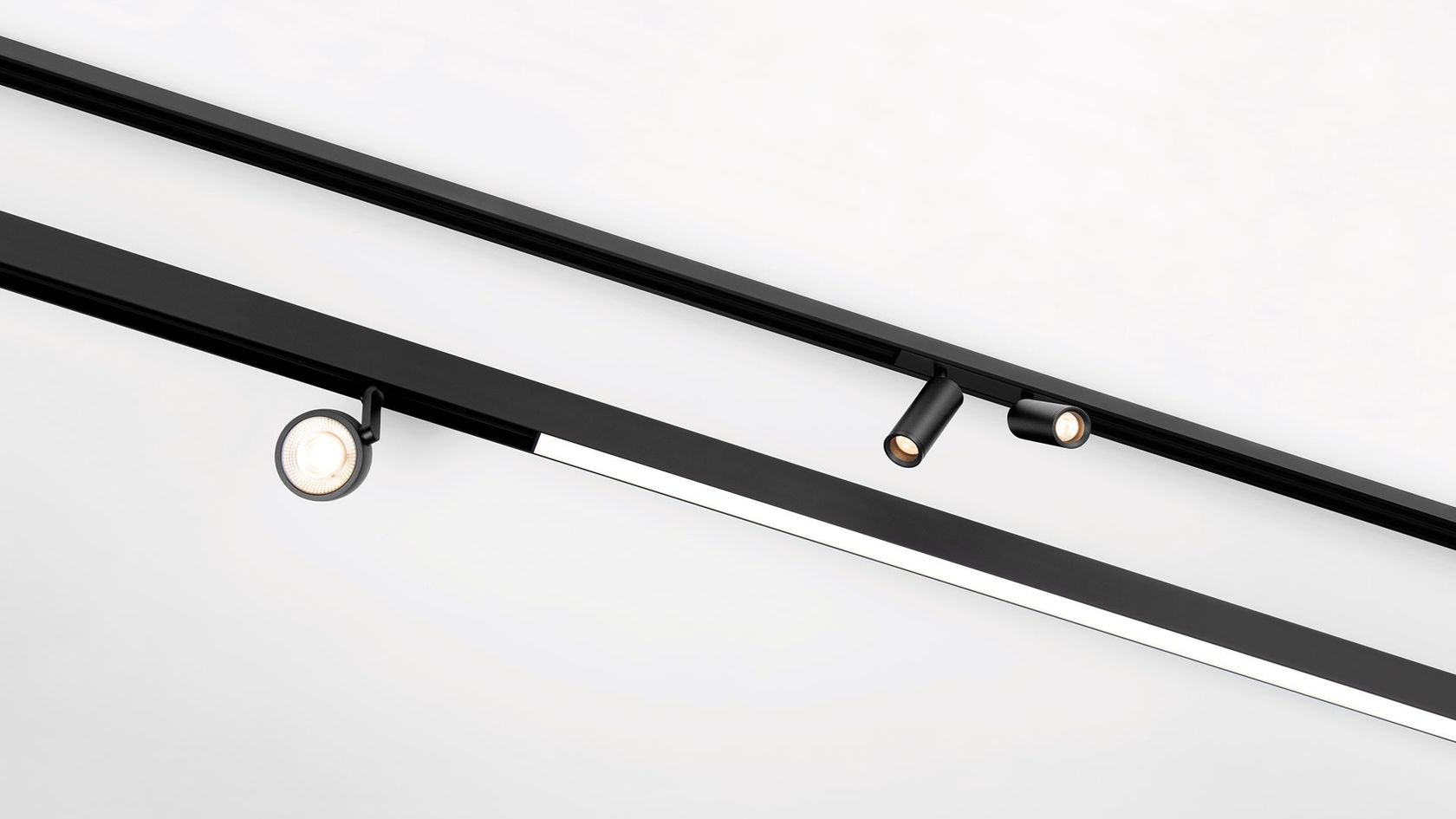 TRACK 48V LED aluminium track-Light By Arkoslight | design Rubén Saldaña
