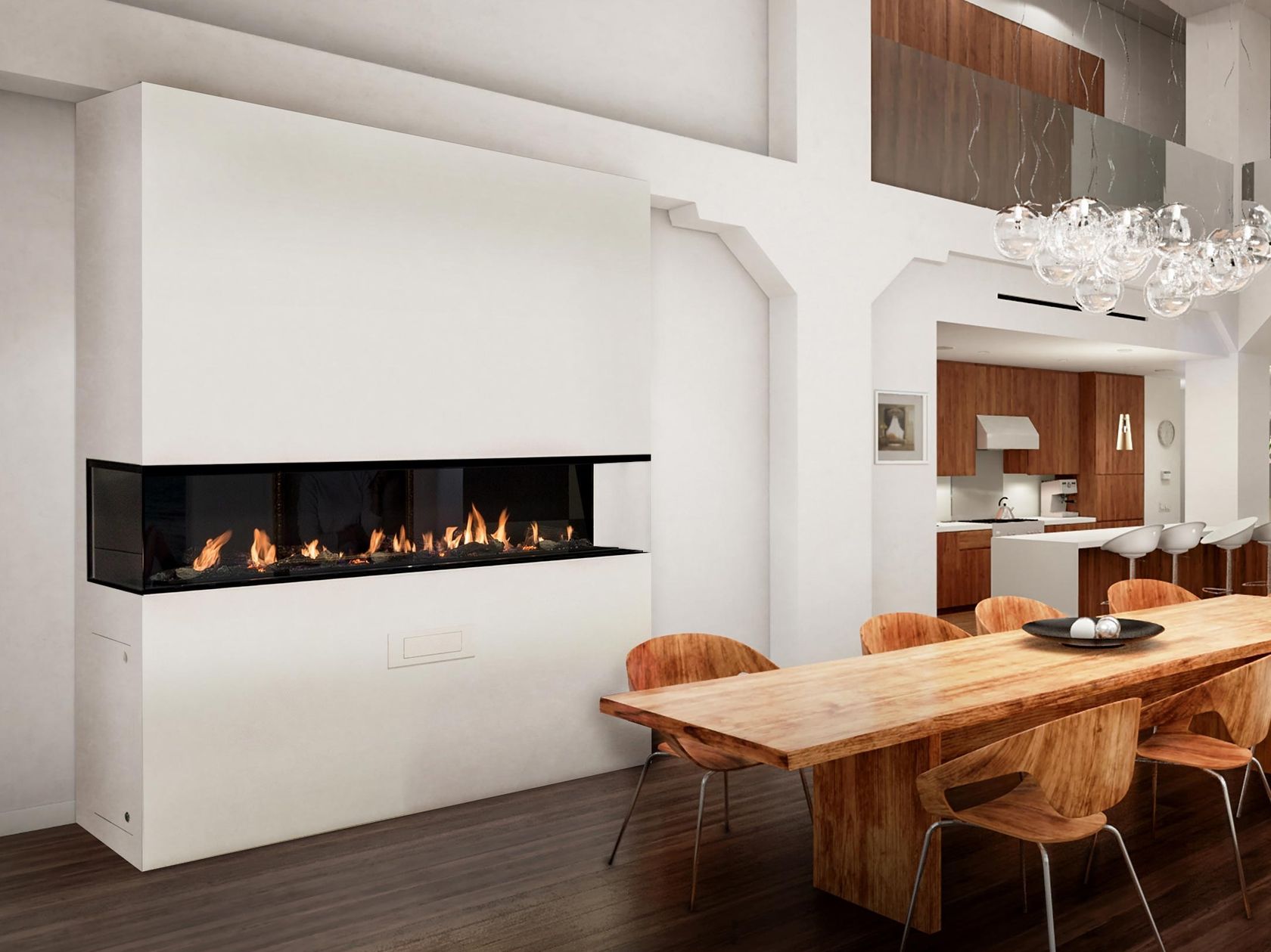 Bioethanol Fireplace insert FLA 3 XL SUITE LOGS By Planika