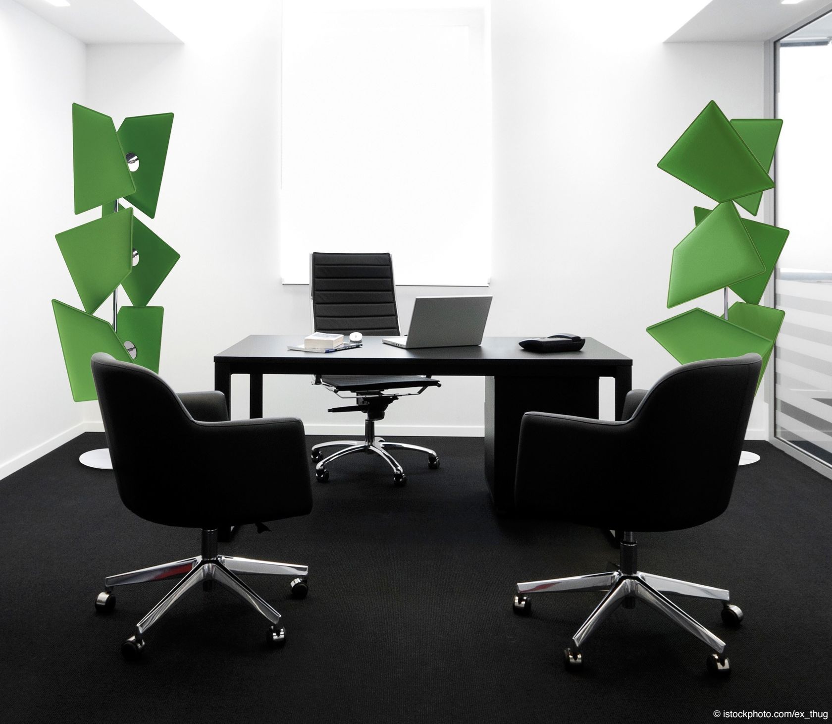 Sound absorbing free standing fabric workstation screen FLAP TOTEM By ...