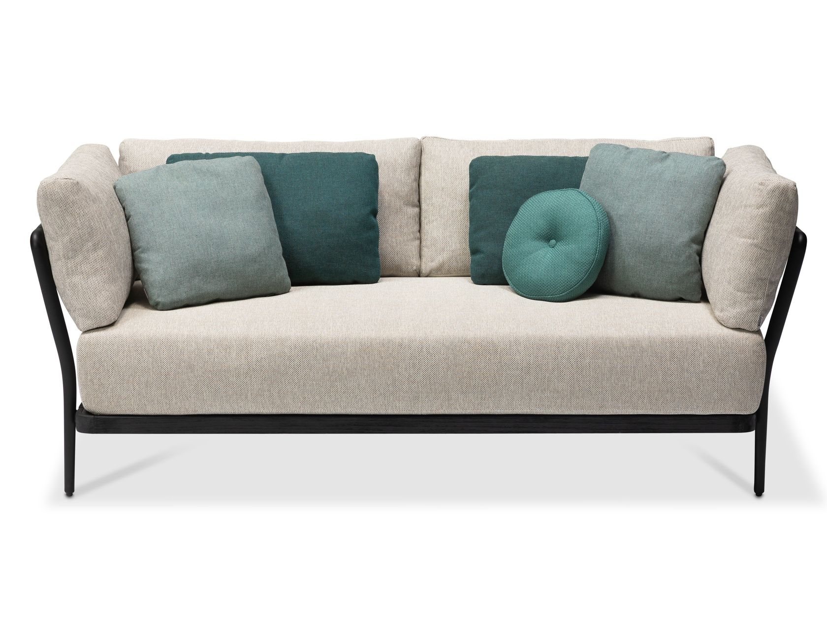 FLEX 2 seater fabric sofa By MANUTTI | design Metrica