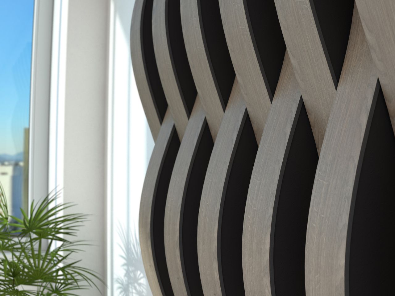 Acoustic wall panel FLEXI WAVE ULTRA By Vicoustic