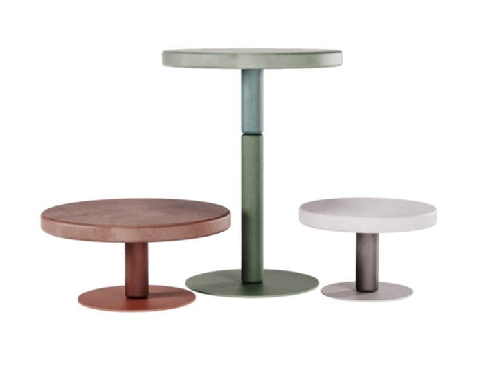 FLIPPER Round cement high table By Forma&Cemento | design Marialaura ...