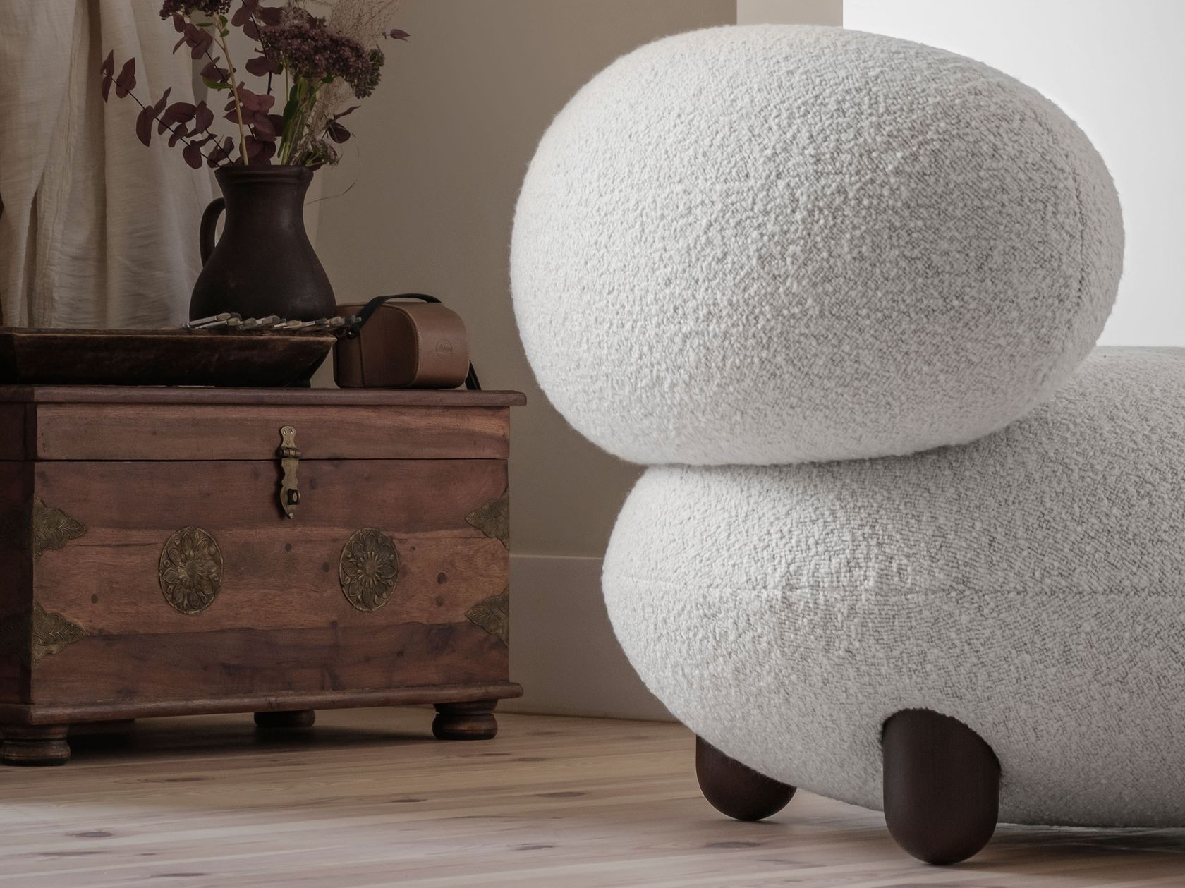 FLOCK Fabric easy chair By NOOM | design Kateryna Sokolova