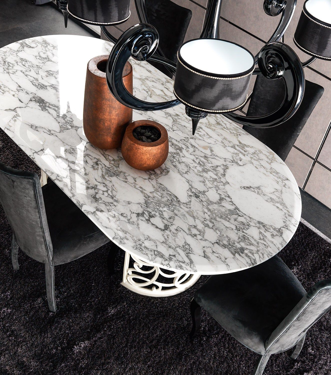 Marble table FLORA By CorteZari