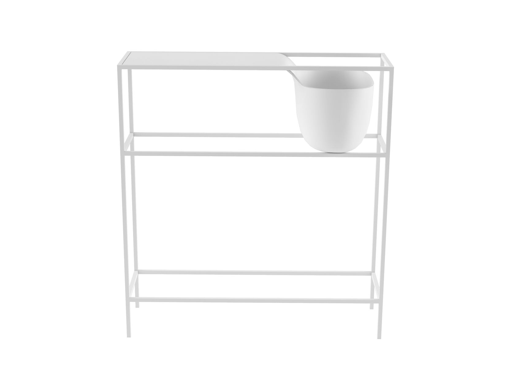 Rectangular console table FLOW BOWL - 10F Flow Bowl Collection By Alias ...