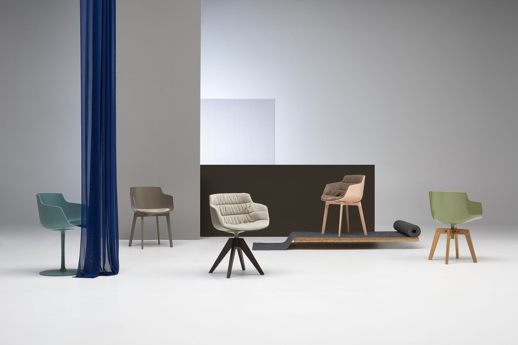 FLOW SLIM | Drehbarer Stuhl By MDF Italia Design Jean-Marie Massaud