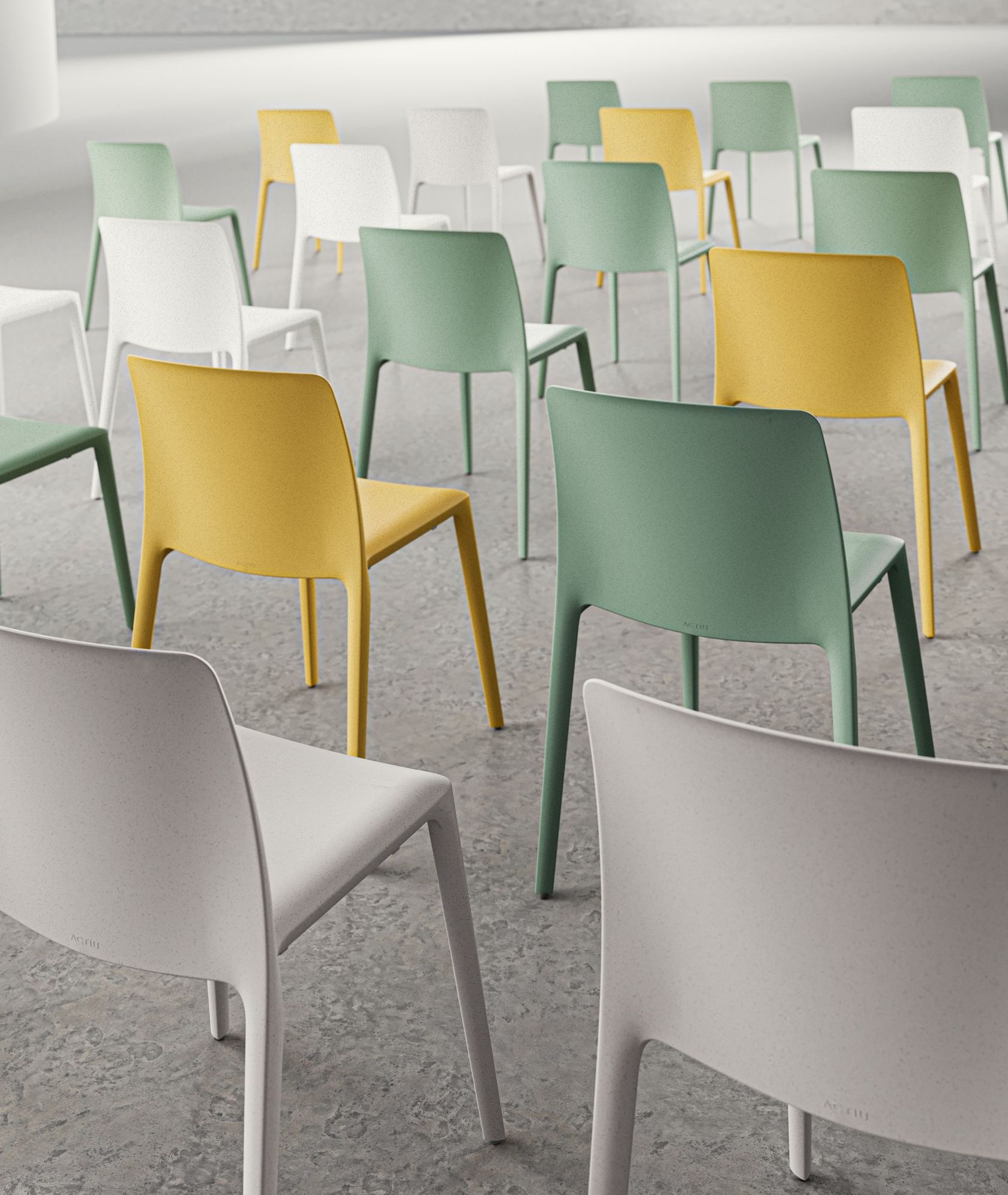 FLUIT | Chair with integrated cushion Fluit Collection By ACTIU design Archirivolto