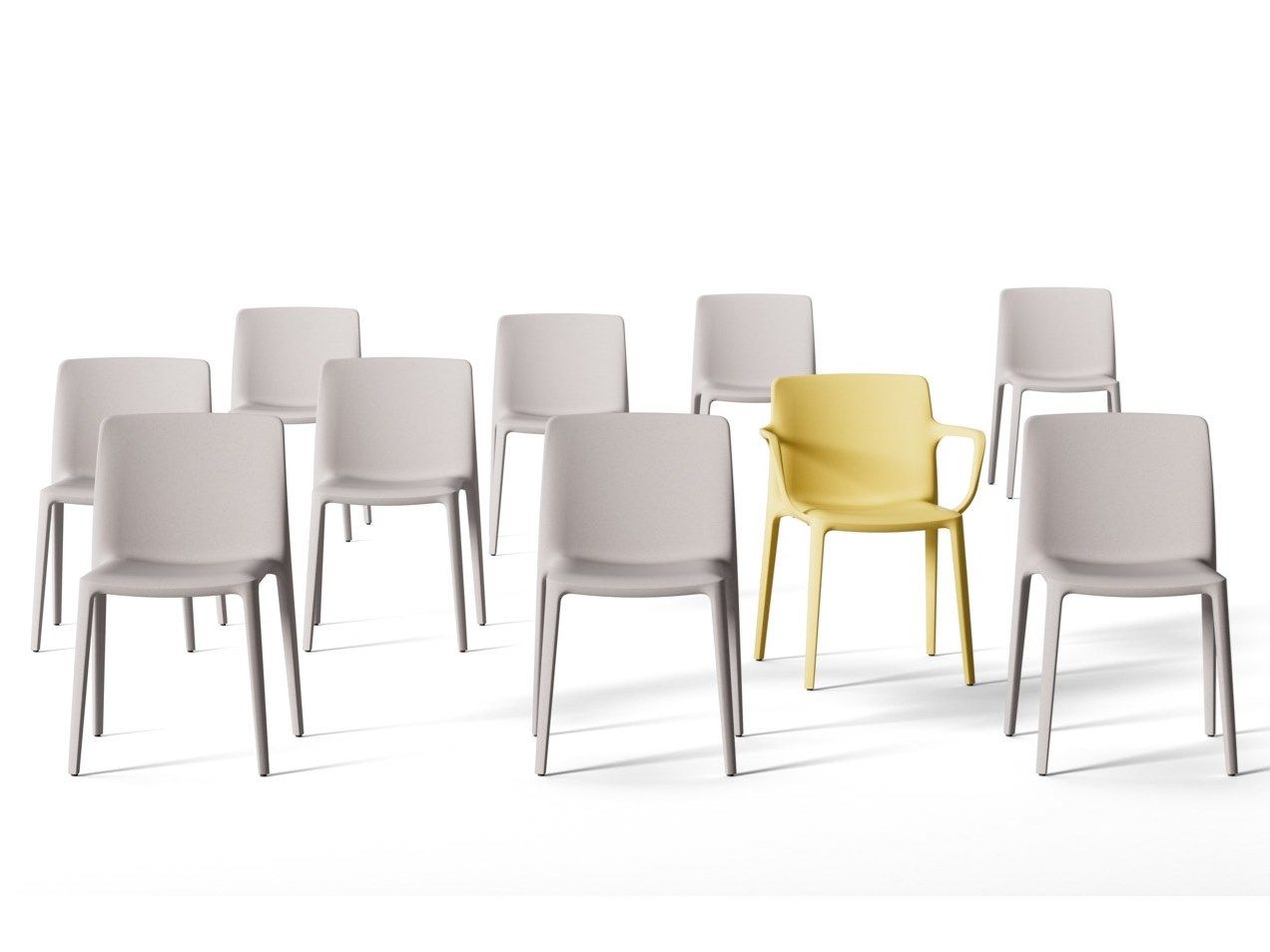 FLUIT Polypropylene chair By ACTIU | design Archirivolto - Pocci & Dondoli