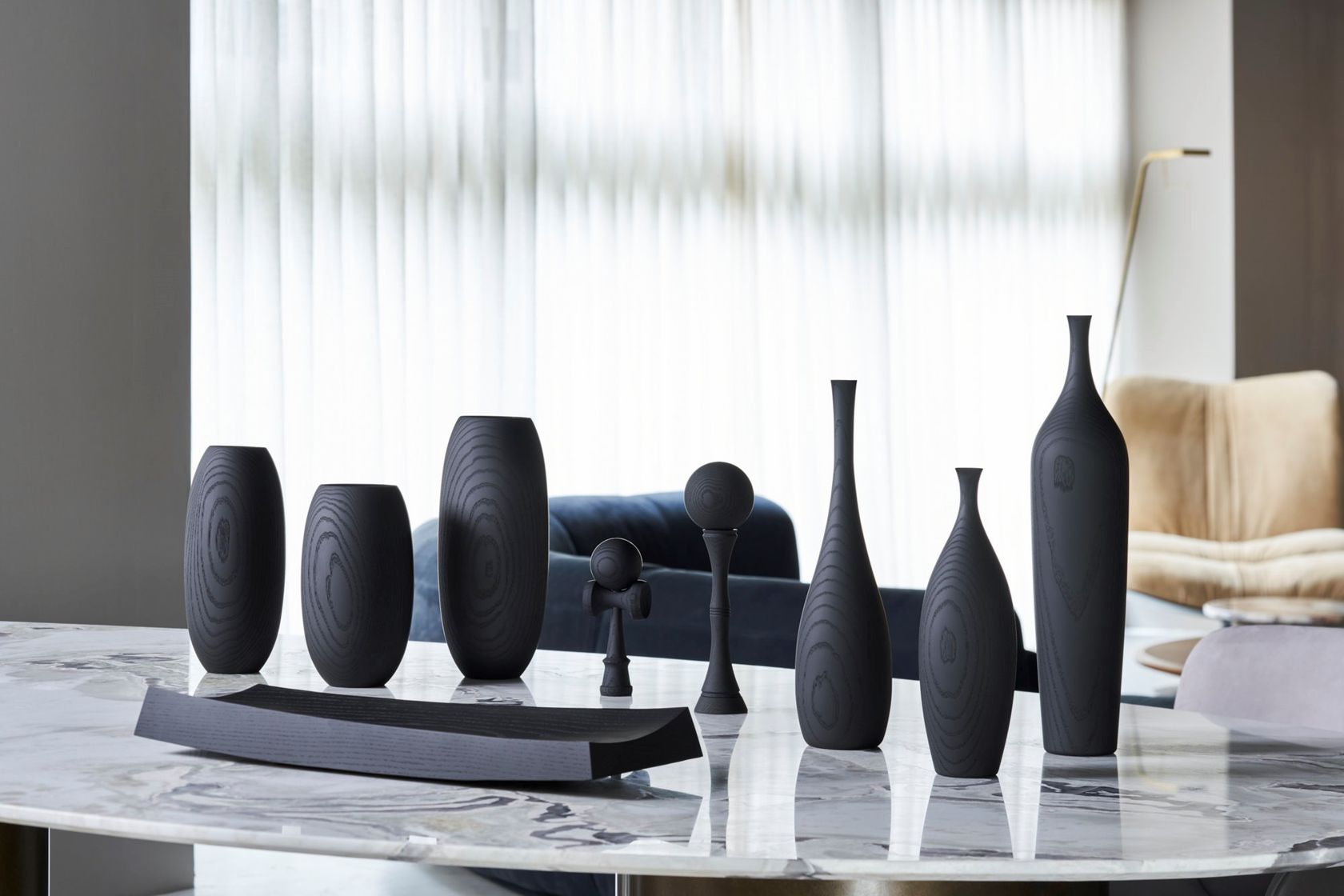 FLUSSO PICCOLO | Ash vase Flusso Collection By IWATA design Yoshiaki ...