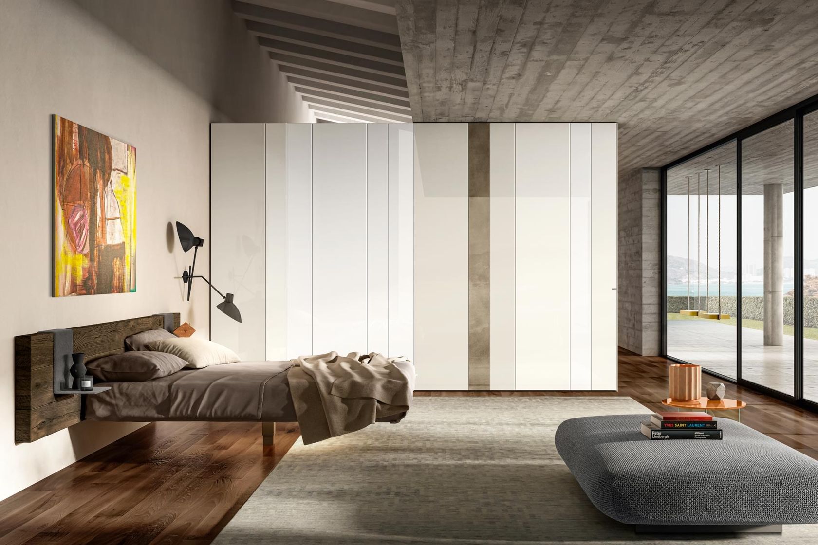 FLUTTUA WILDWOOD | Bed By Lago design Daniele Lago