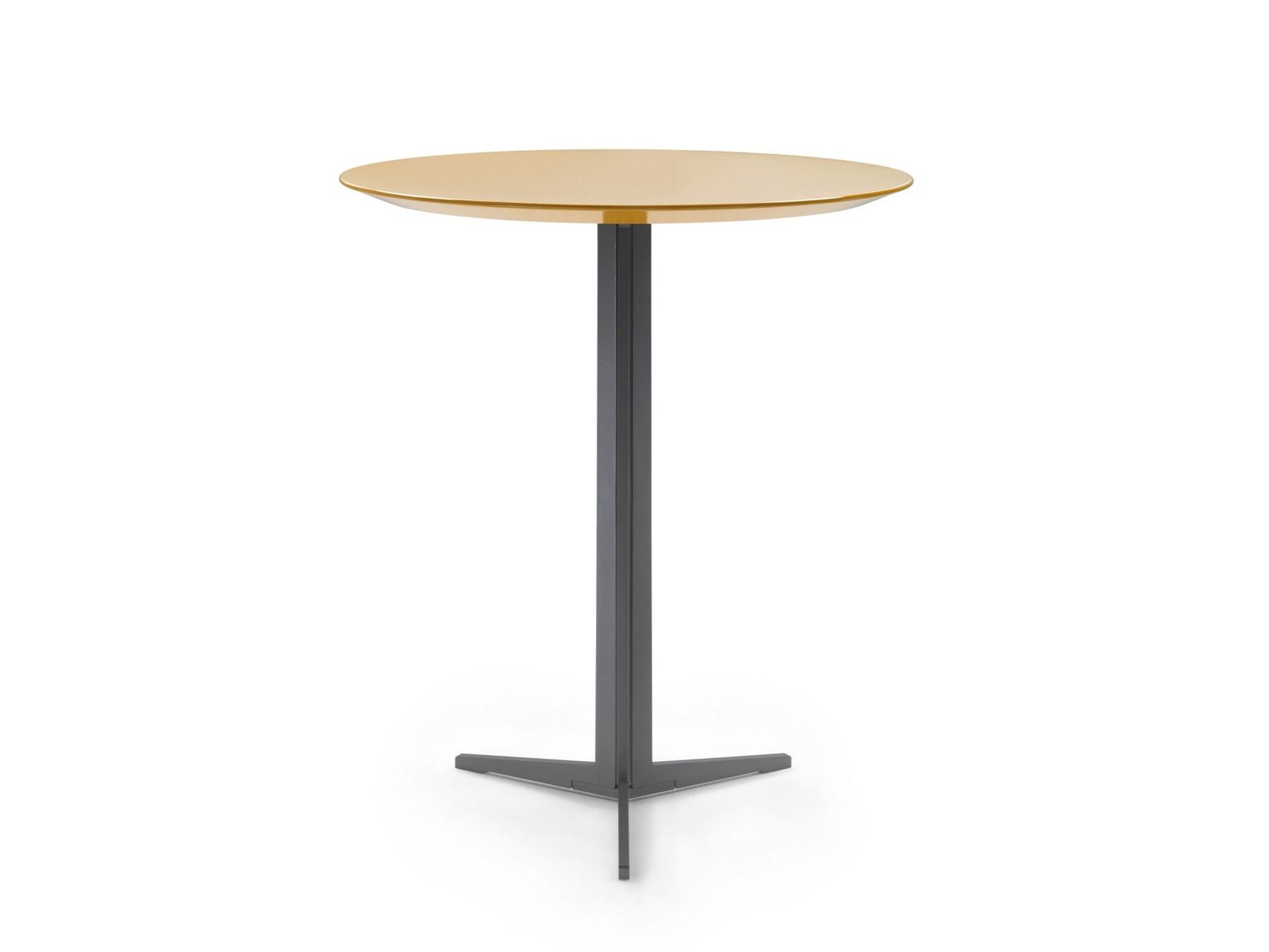 FLY Round high table with 3-star base By Flexform | design Antonio Citterio