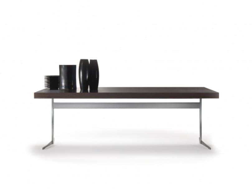 FLY Rectangular wooden table By Flexform | design Antonio Citterio
