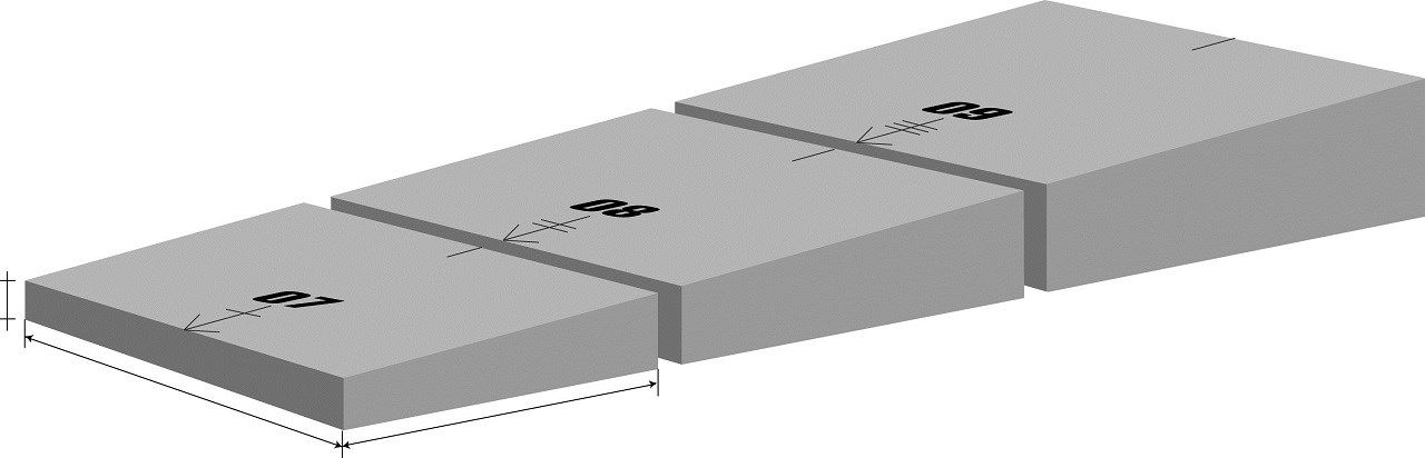 Glass Thermal insulation panel FOAMGLAS® TAPERED T3+ By FOAMGLAS