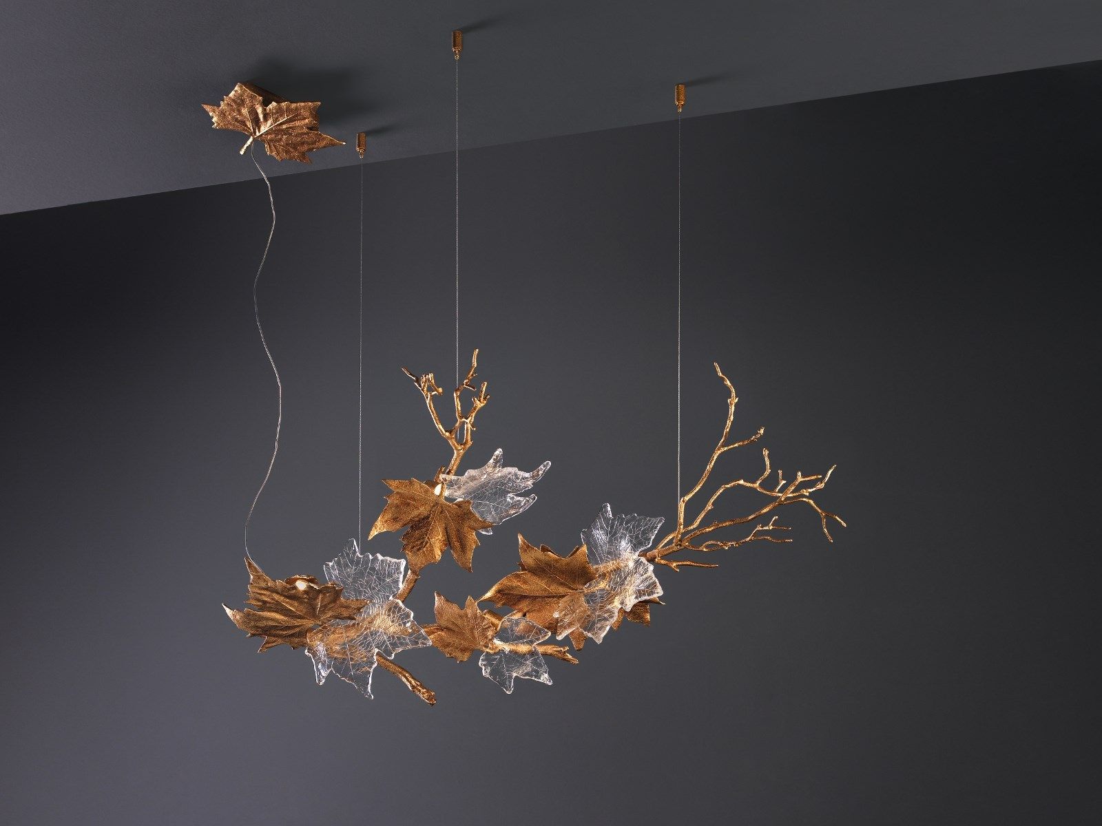 LED pendant lamp FOLIO CHANDELIER By Serip