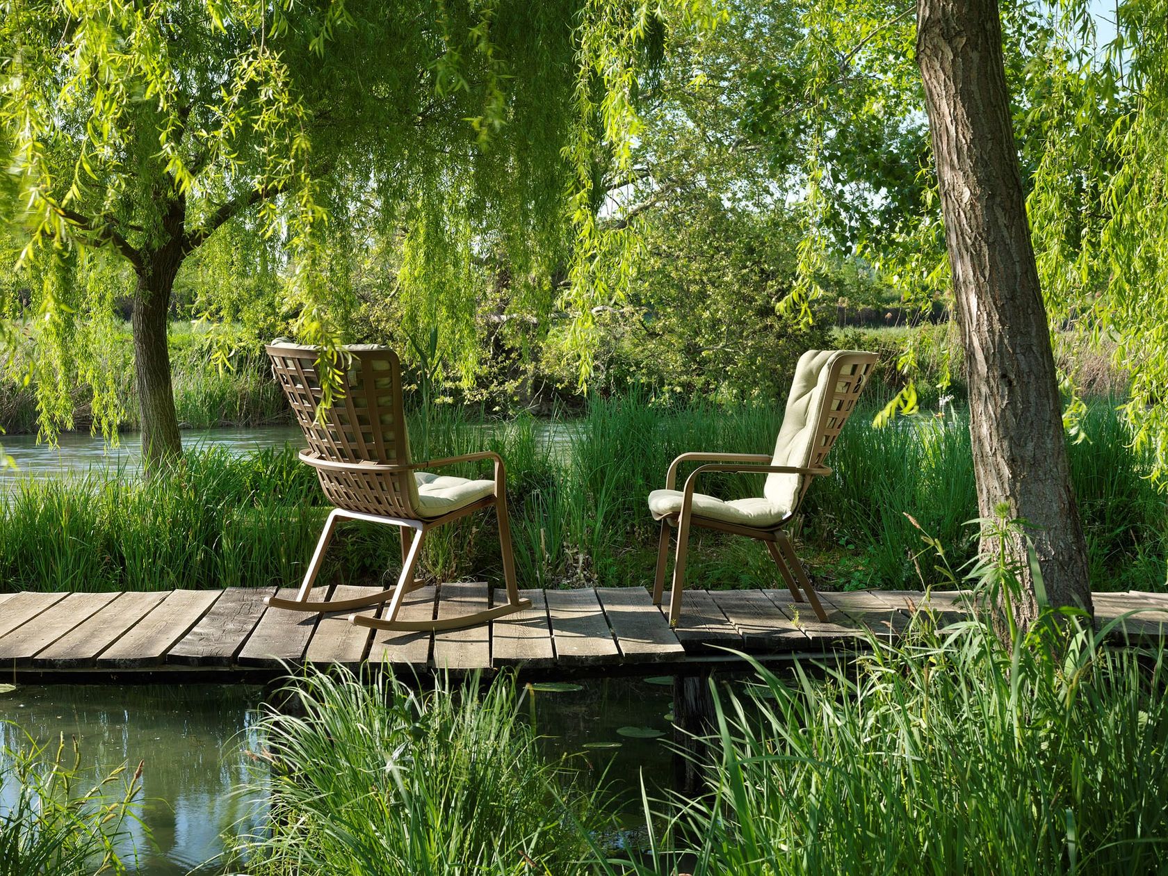 FOLIO ROCKING Rocking polypropylene garden chair By Nardi | design ...