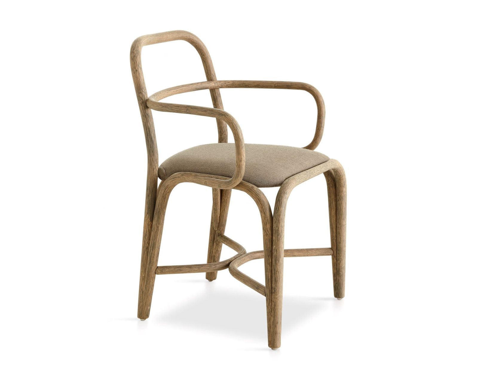FONTAL Rattan chair with armrests By EXPORMIM | design Oscar Tusquets ...