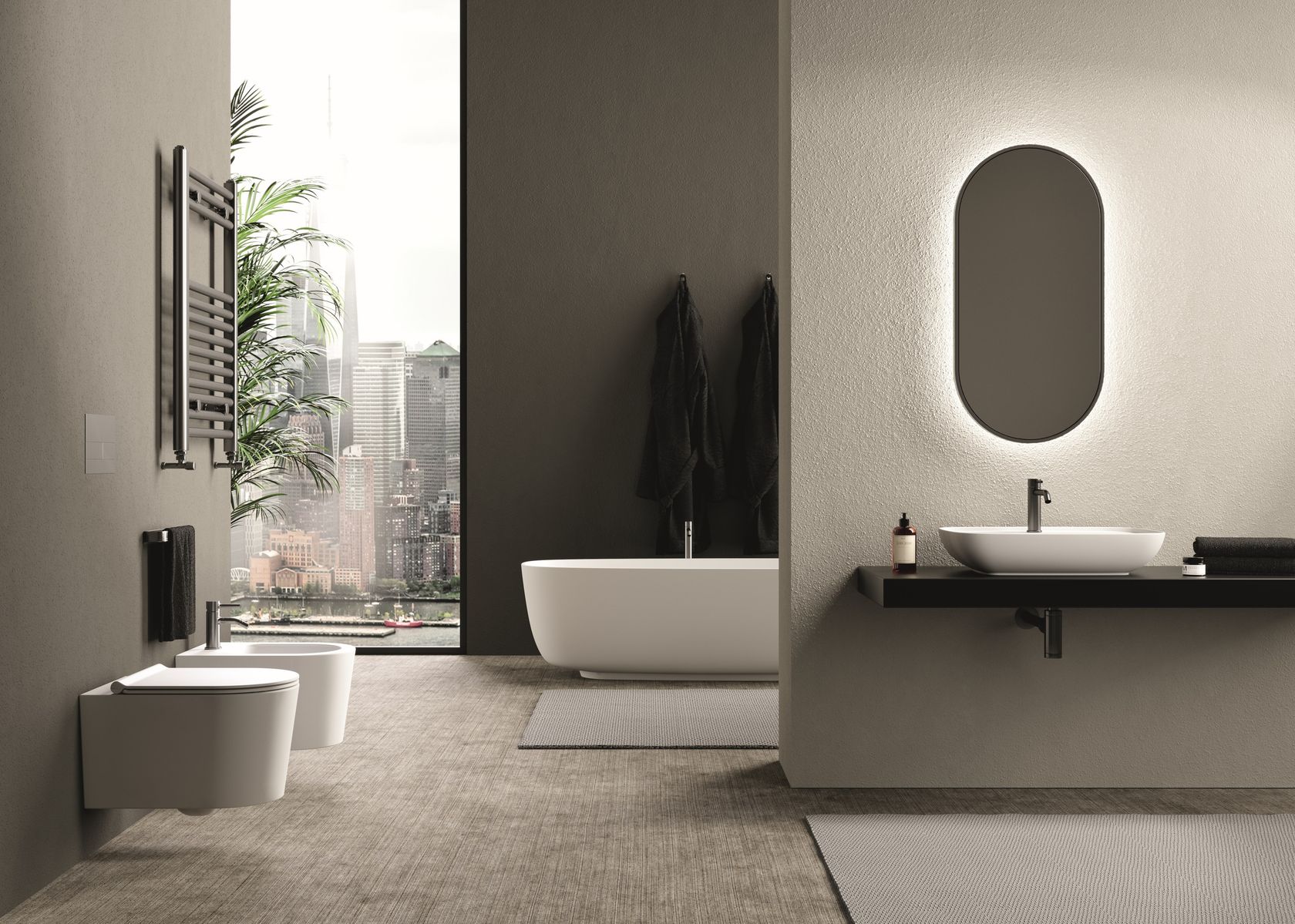 FORM SQUARE Wall-hung ceramic toilet By Alice Ceramica