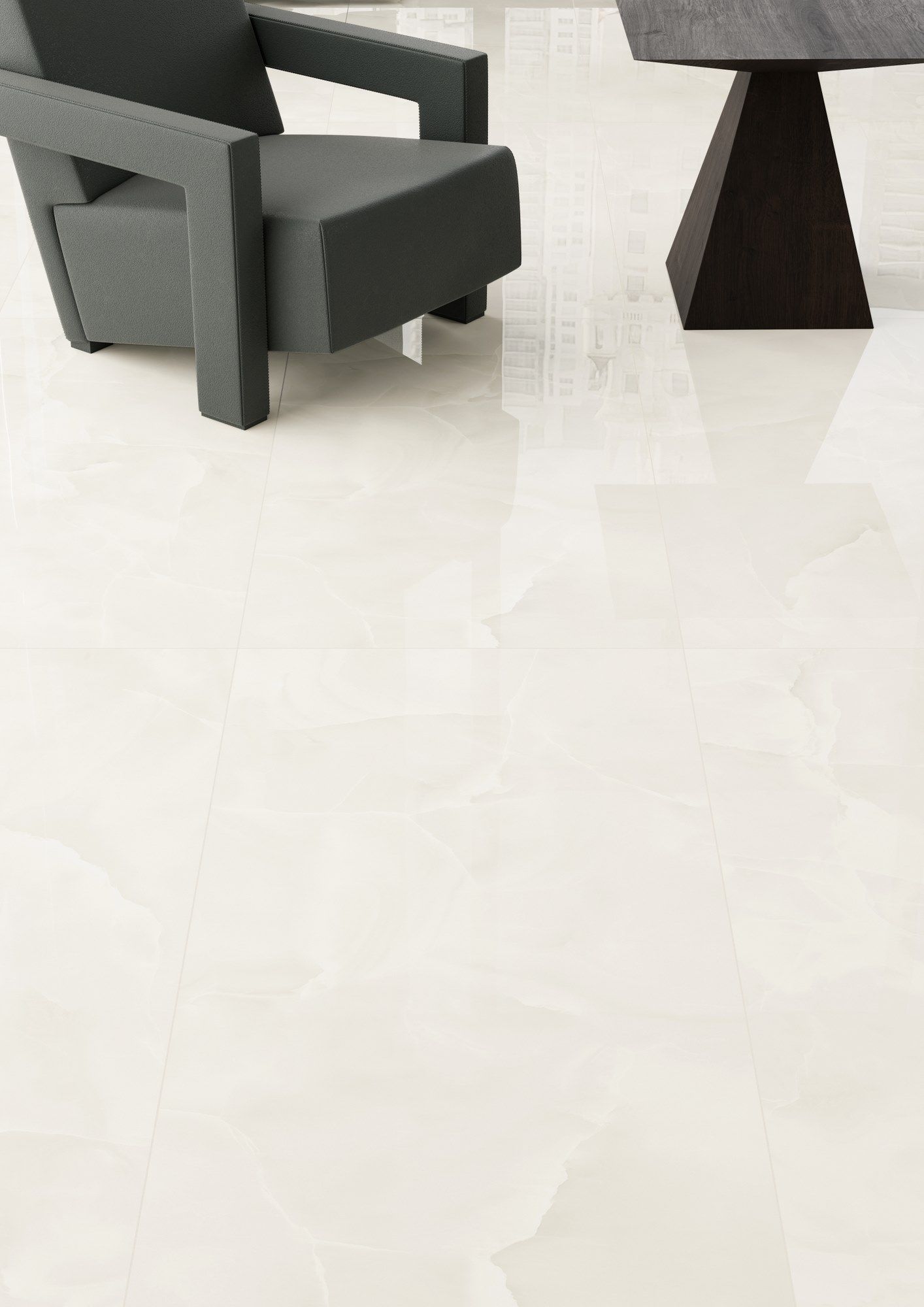 FOYER PURE Porcelain stoneware wall/floor tiles with marble effect By ...