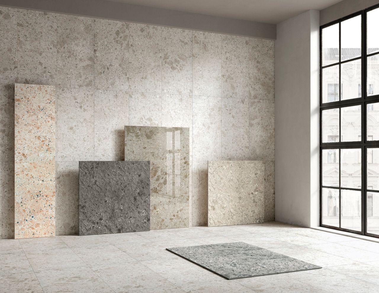 Porcelain stoneware wall/floor tiles with stone effect FRAGMENTA FULL ...