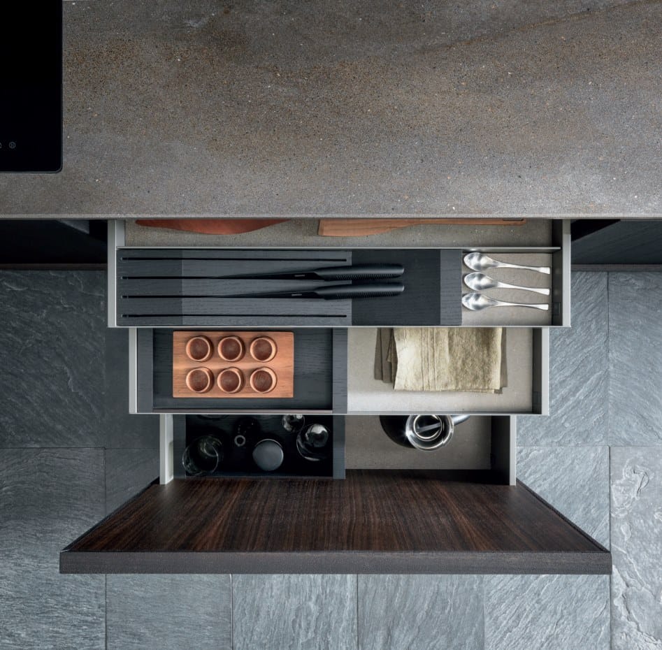 FRAME BLADE | Linear kitchen Frame Collection By MODULNOVA