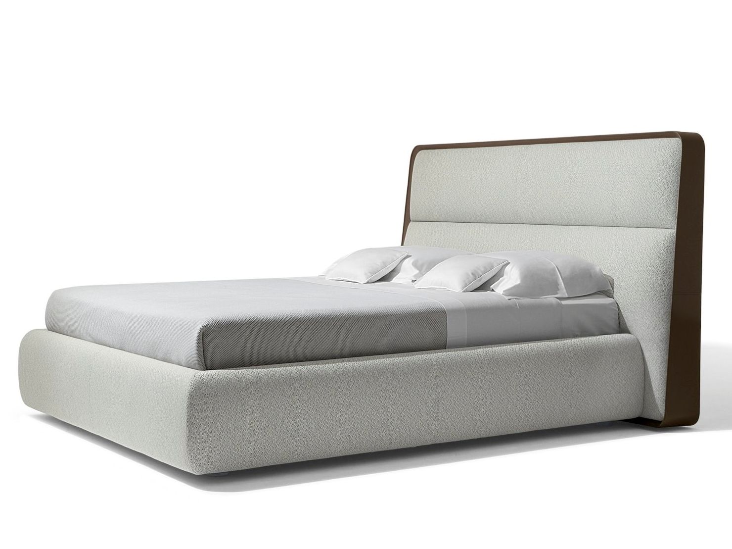 FRAME Double bed with upholstered headboard By Giorgetti | design Carlo ...