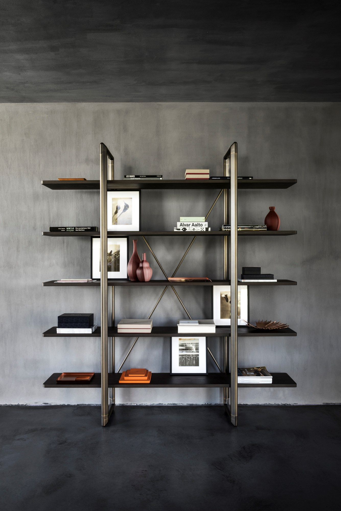 FRAME Freestanding wooden bookcase By GHIDINI1961 | design Stefano ...