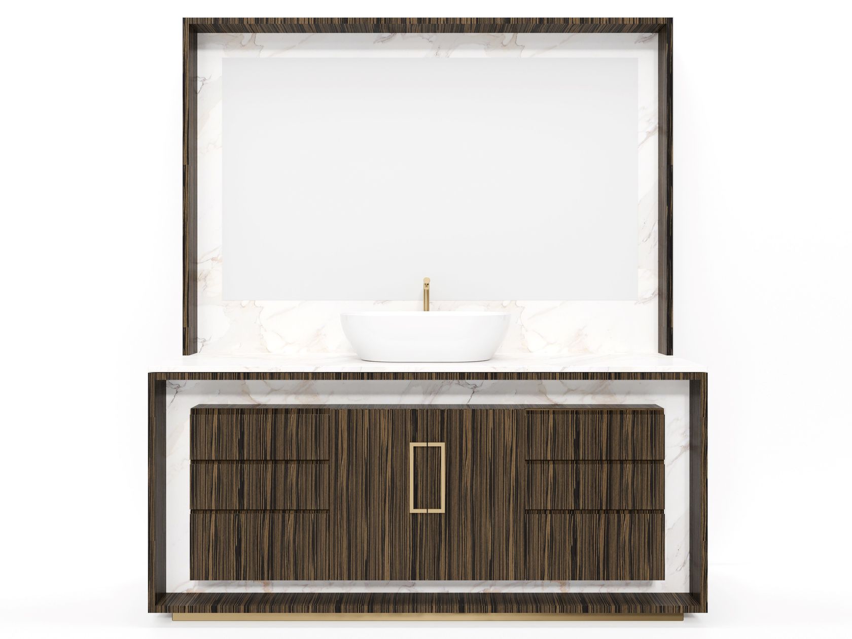 FRAME | Vanity unit with doors Vanity 9 Collection By Estro Collezioni ...