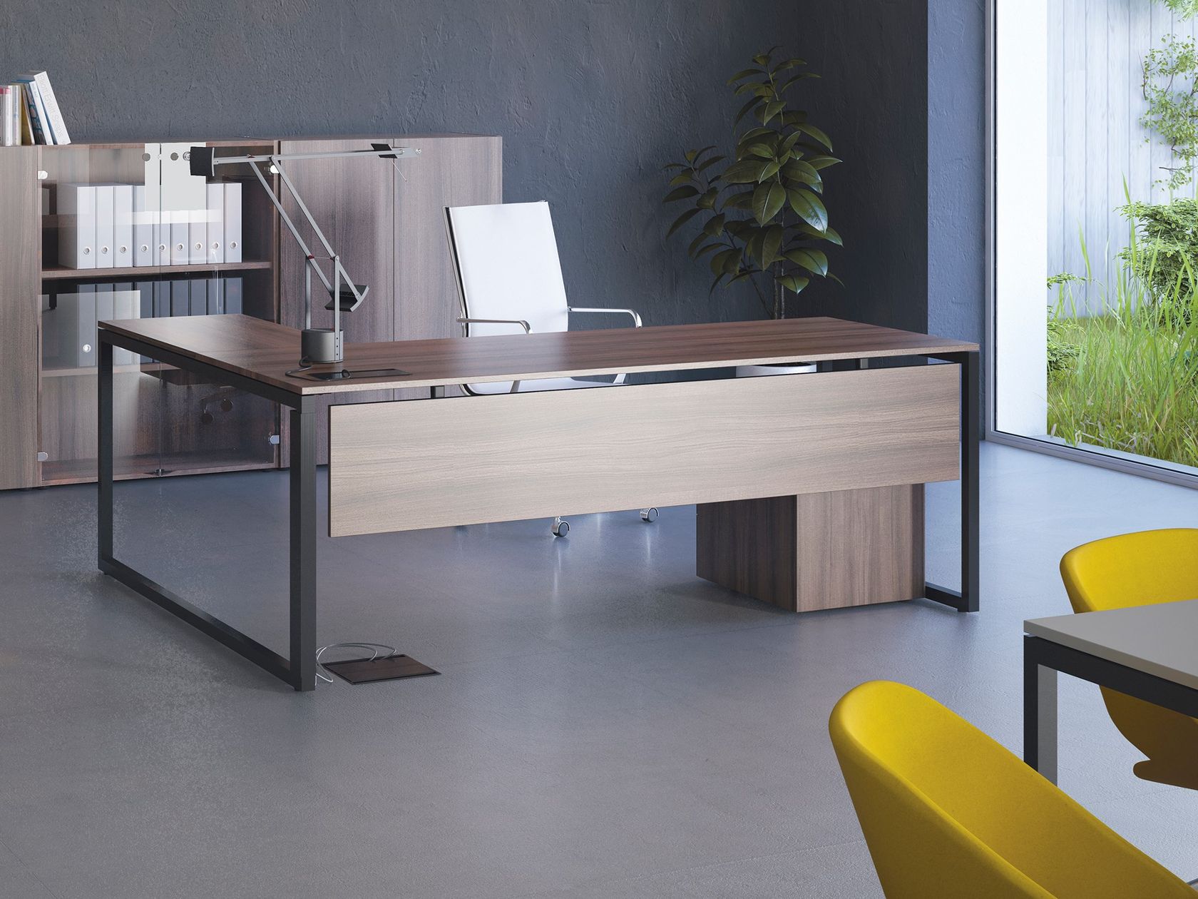 FRAMEWORK 2.0 | L-shaped office desk By FANTONI