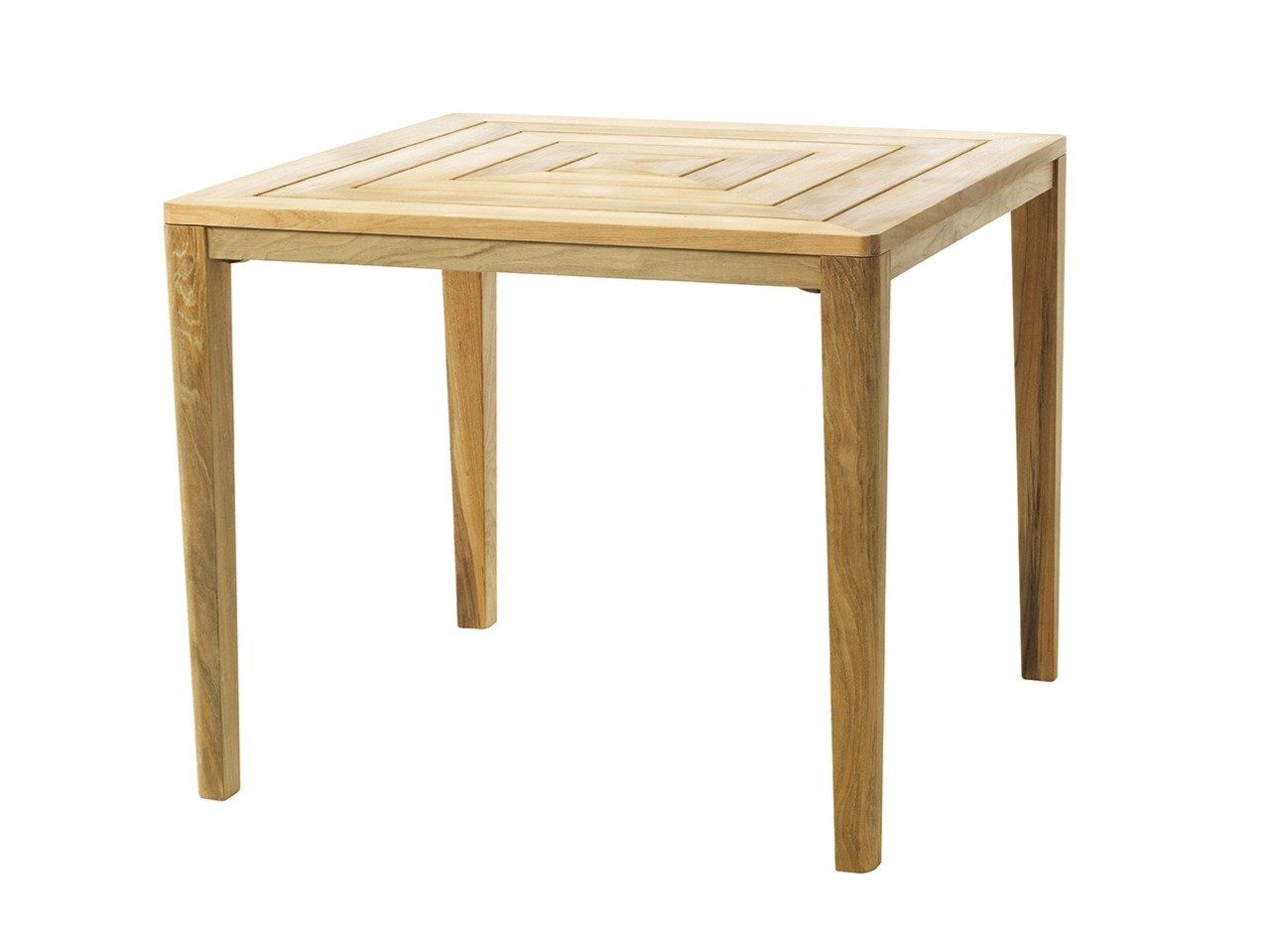 FRIENDS Square wooden garden table By Ethimo